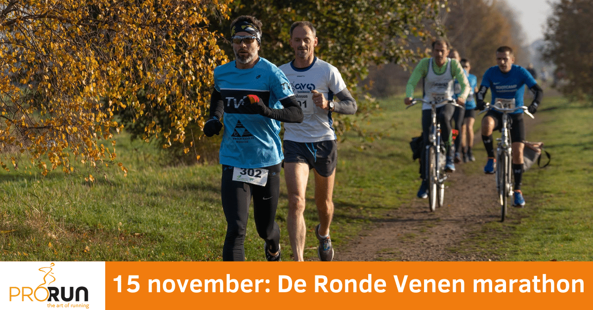15 november bijzondere marathon: De Ronde Venen - Je PR begint bij ProRun